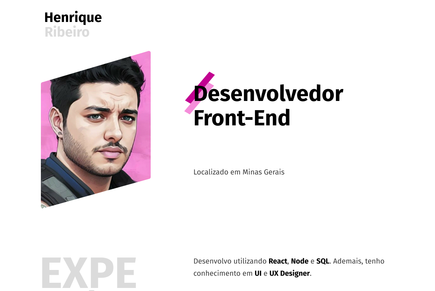 Henrique Ribeiro - Dev Full Stack